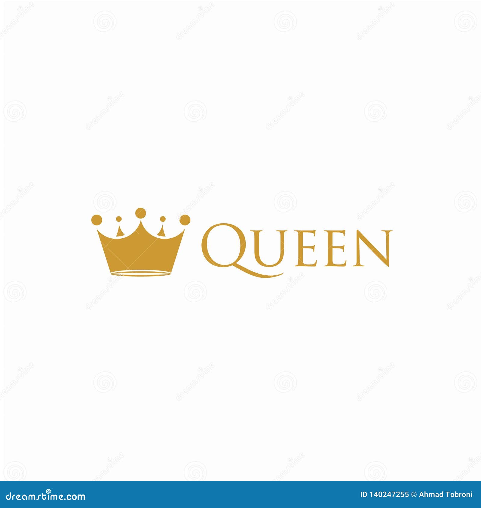 Queen Vector Template Design Illustration Stock Vector - Illustration ...