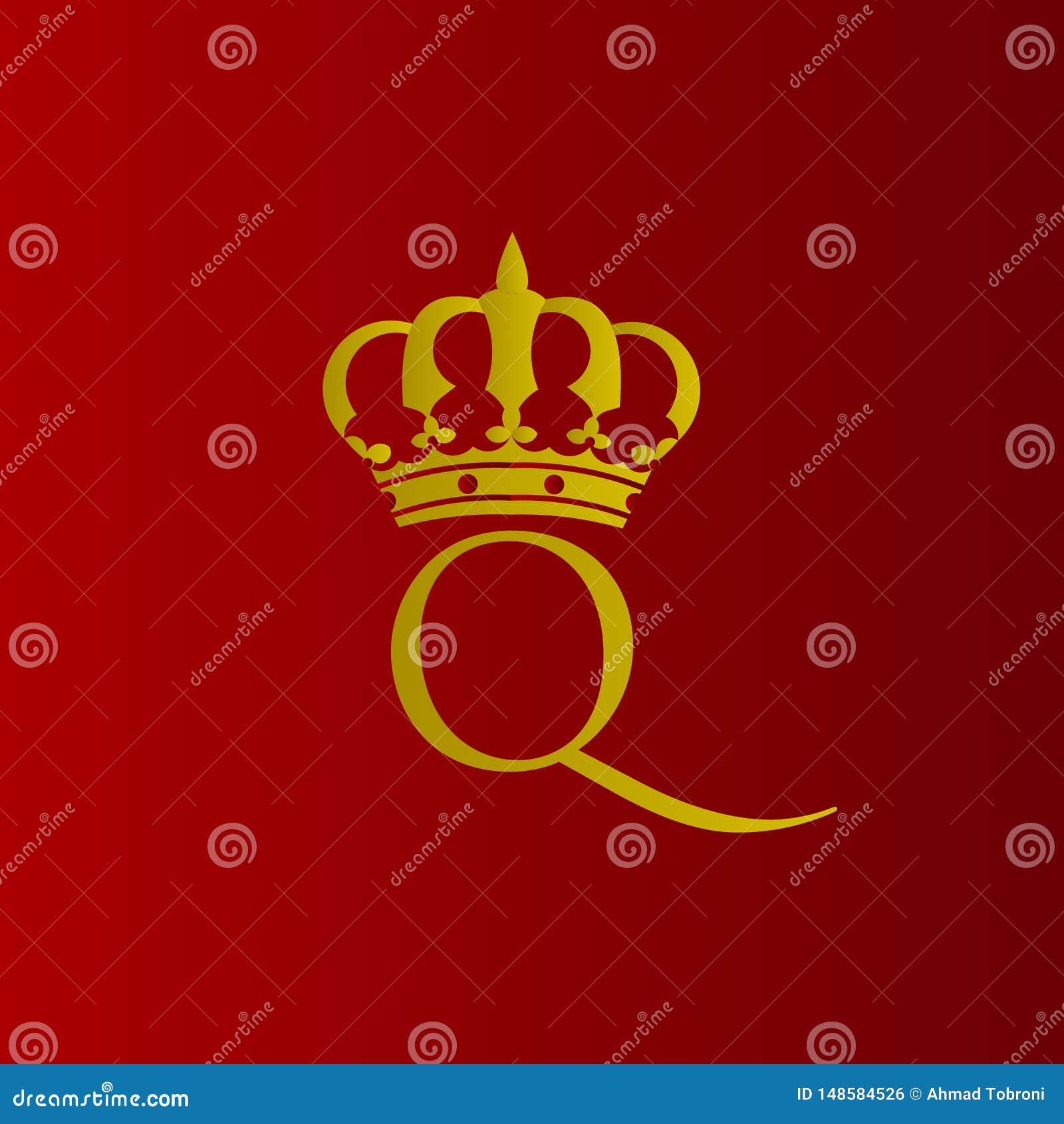 Queen Vector Template Design Illustration Stock Vector - Illustration ...
