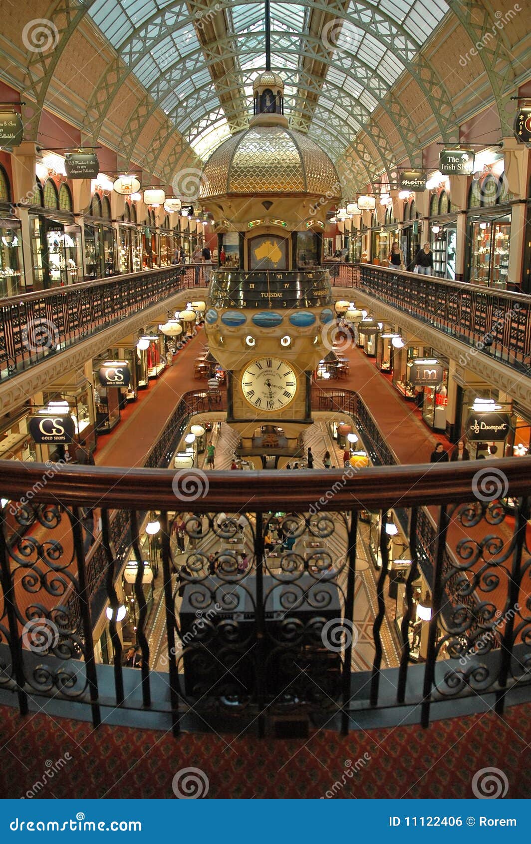 Queen Victoria Building Interior Editorial Photo - Image of city, shop ...
