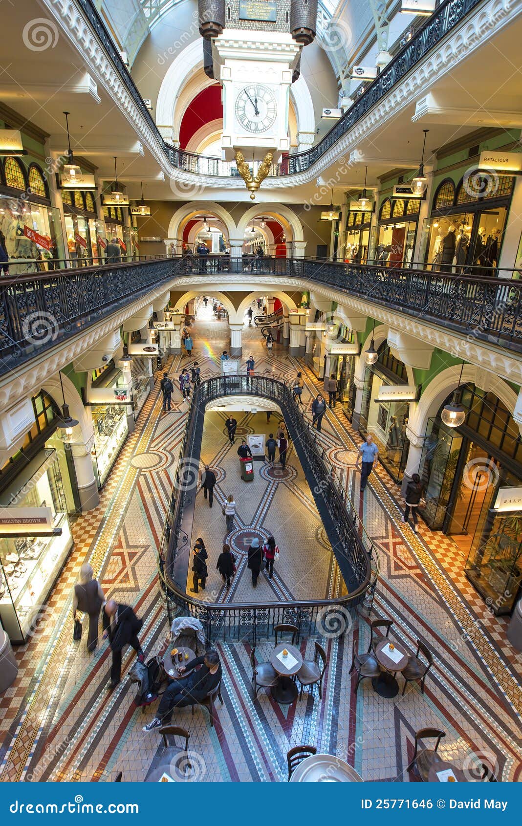 Queen Victoria Building Interior Editorial Photo - Image of floor ...