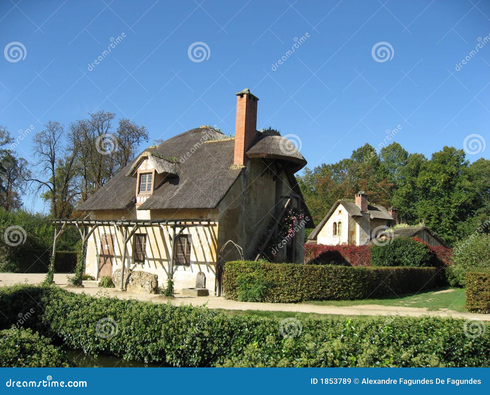 Queens Hamlet Versailles stock image. Image of medieval - 1853789