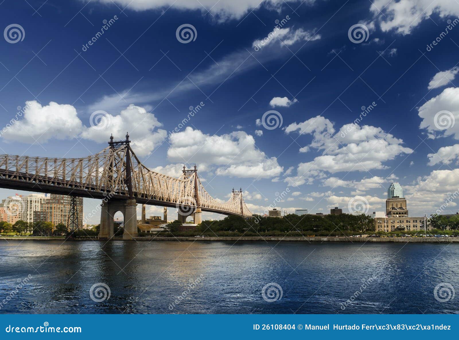 Queensboro Bridge stock photo. Image of queens, york - 26108404