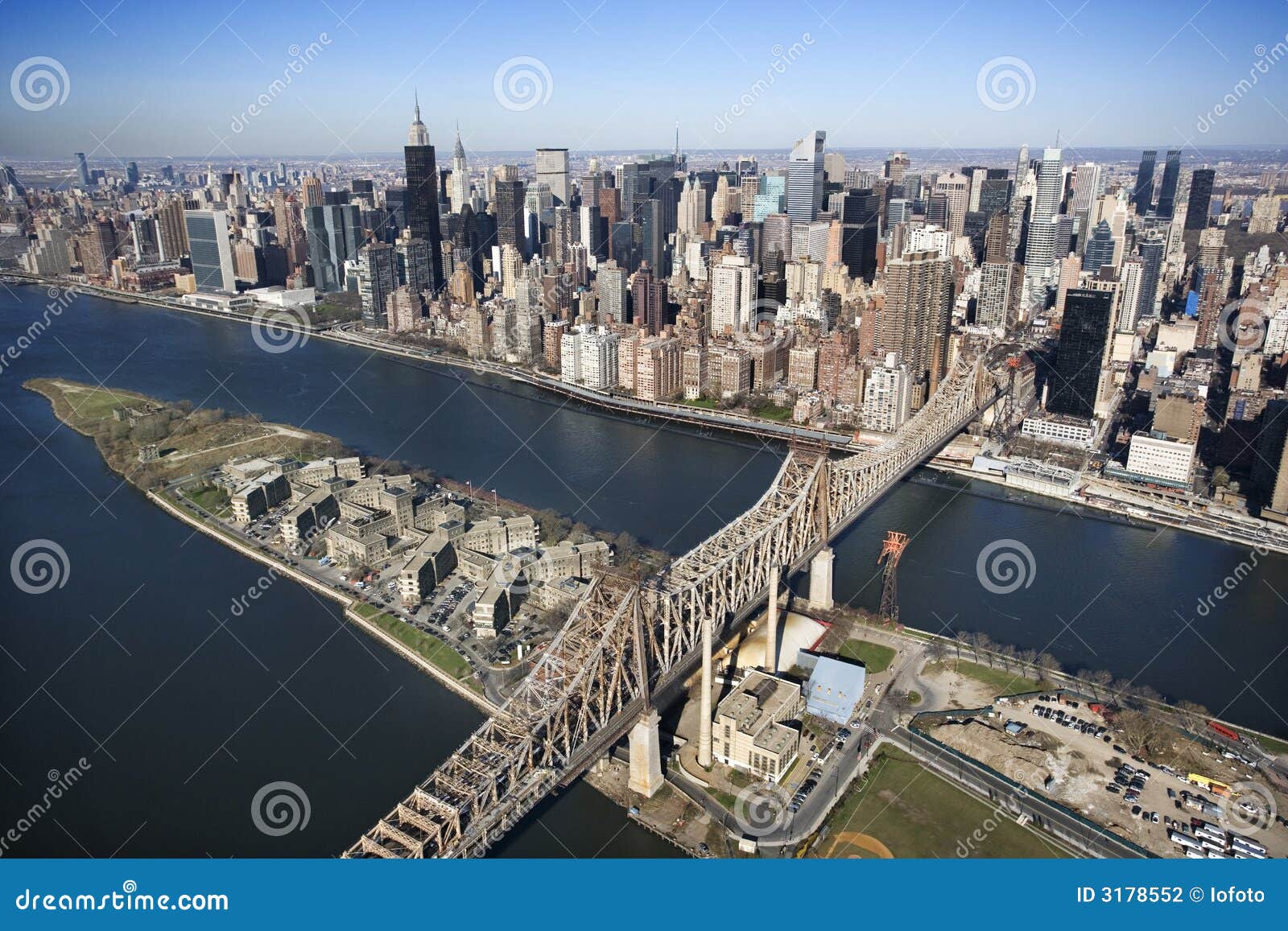 Queensboro Bridge, NYC stock photo. Image of manhattan - 3178552