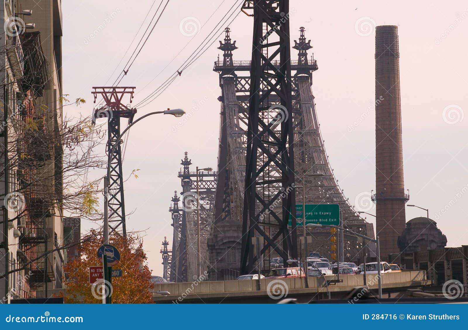 Queensborough Bridge in New York Stock Photo - Image of queensborough ...