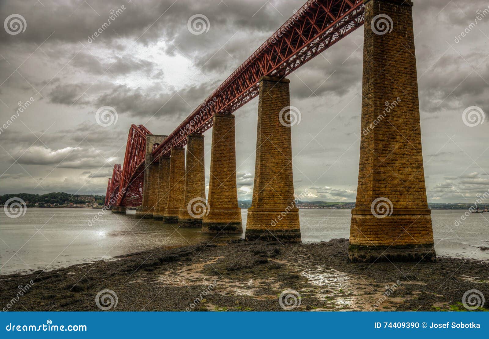 Queensferry bridge stock photo. Image of suspension, queensferry - 74409390