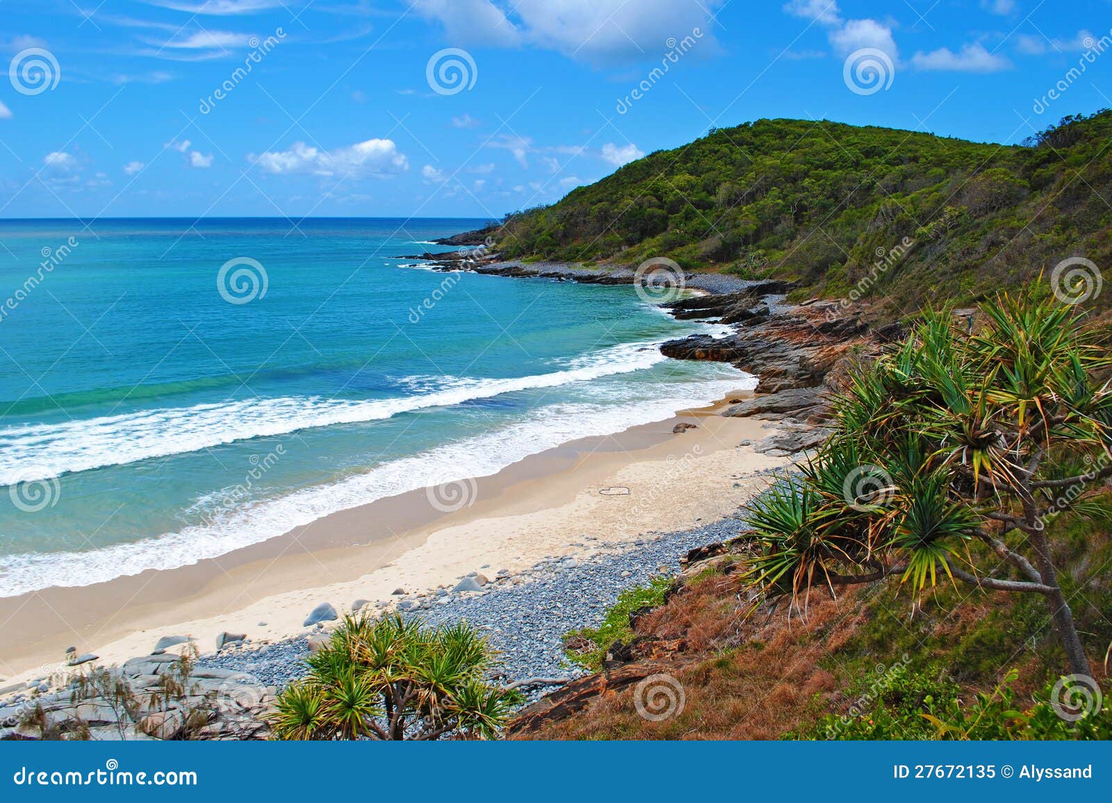 Queensland coast stock image. Image of panoramic, landscape - 27672135