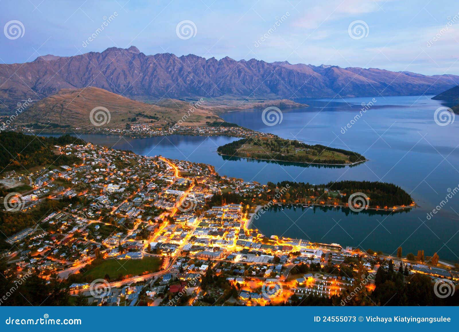 Queenstown New Zealand stock image. Image of nature, range - 24555073