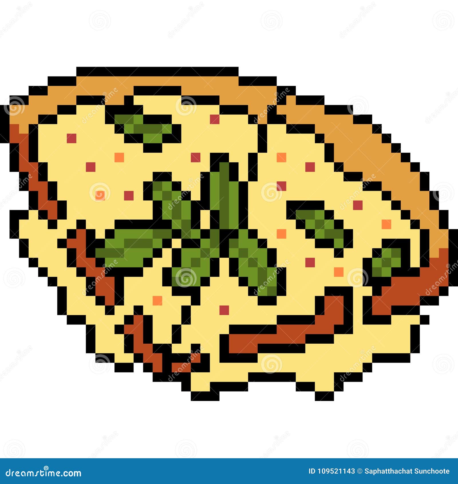 Queijo Da Pizza Da Arte Do Pixel Do Vetor Ilustração do Vetor ...