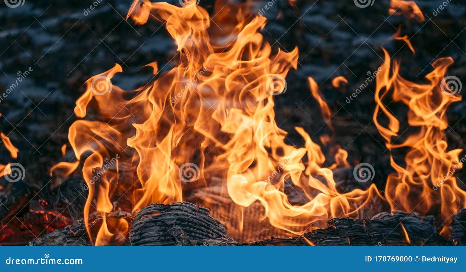 Queimando Fogo Com Cinza Papel Queimado, Fechar Foto de Stock - Imagem ...