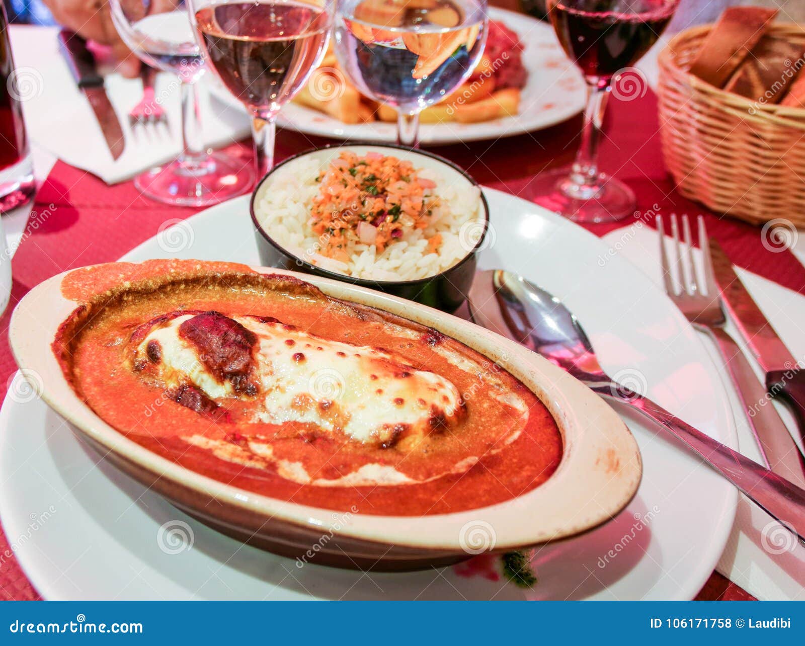 Quenelle at lyon stock photo. Image of restaurant, french - 106171758