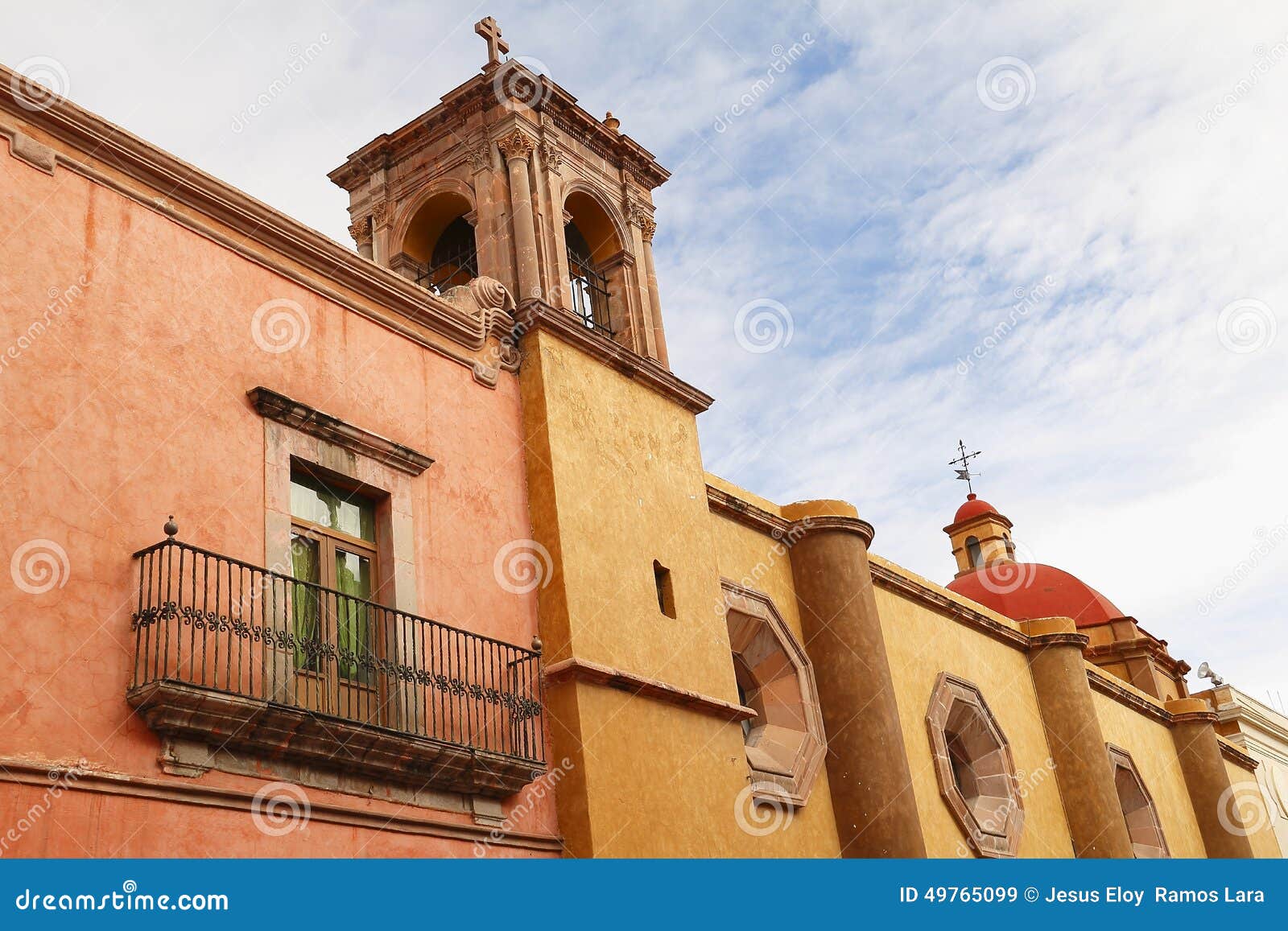 San Jose De Gracia Church in Queretaro, Mexico VI Stock Image - Image ...
