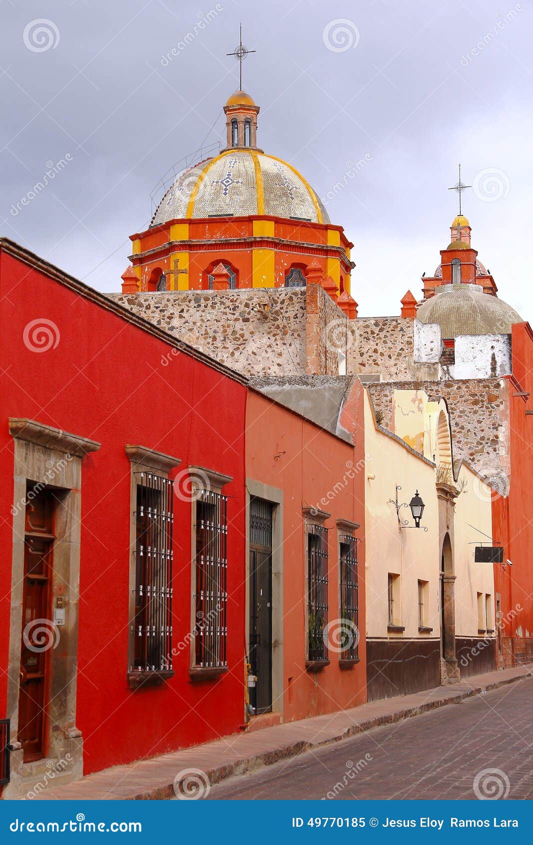 Church in Queretaro City, Mexico VIII Stock Image - Image of queretaro ...