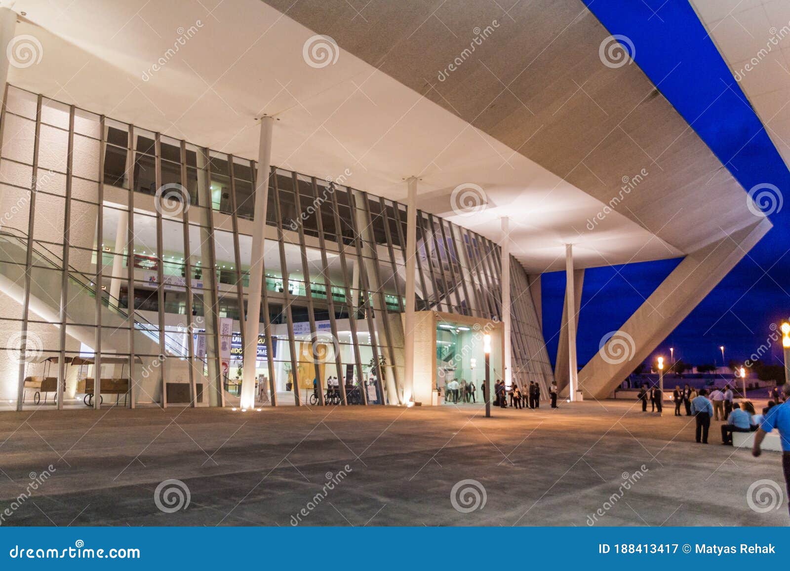 QUERETARO, MEXICO: OCTOBER 5, 2016: Building of the Centro De Congresos ...