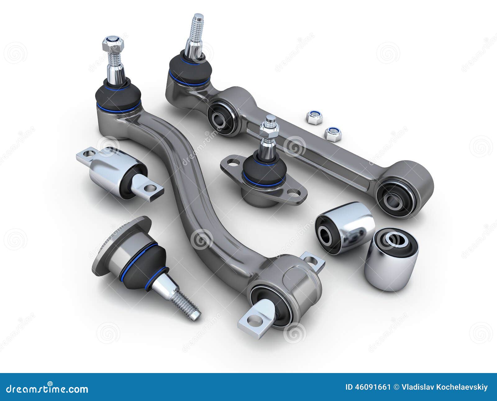 Querlenker Und Kugelgelenkauto Stock Abbildung - Illustration von teil ...