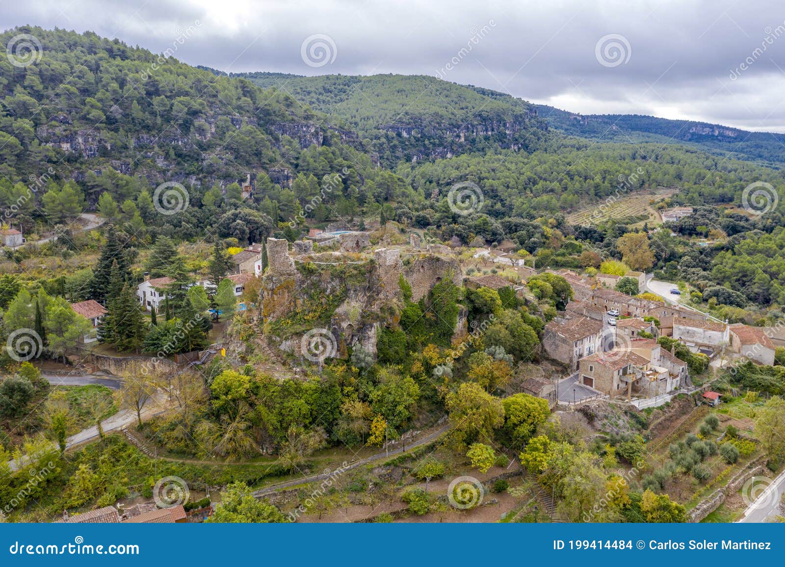 Querol Castle Tarragona Spain, 10th Century Stock Photo - Image of ...