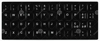 Querty computer keyboard stock photo. Image of qwerty - 241181554