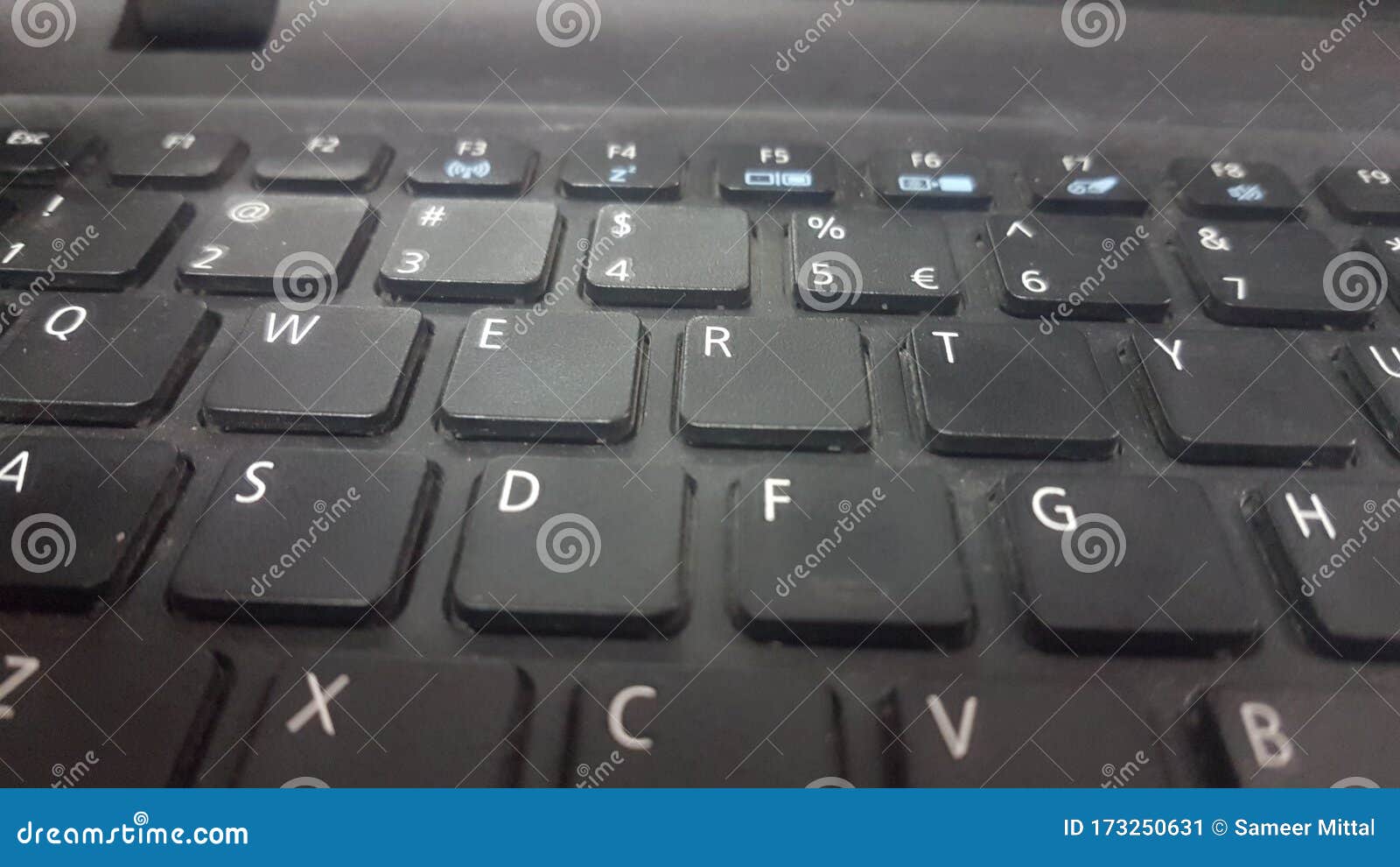 Querty Keypad Changes the Life of a Person. Stock Image - Image of life ...