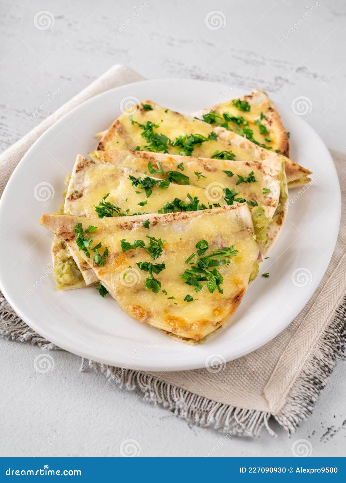 Quesados - Mexican Appetizer Stock Photo - Image of savory, slice ...