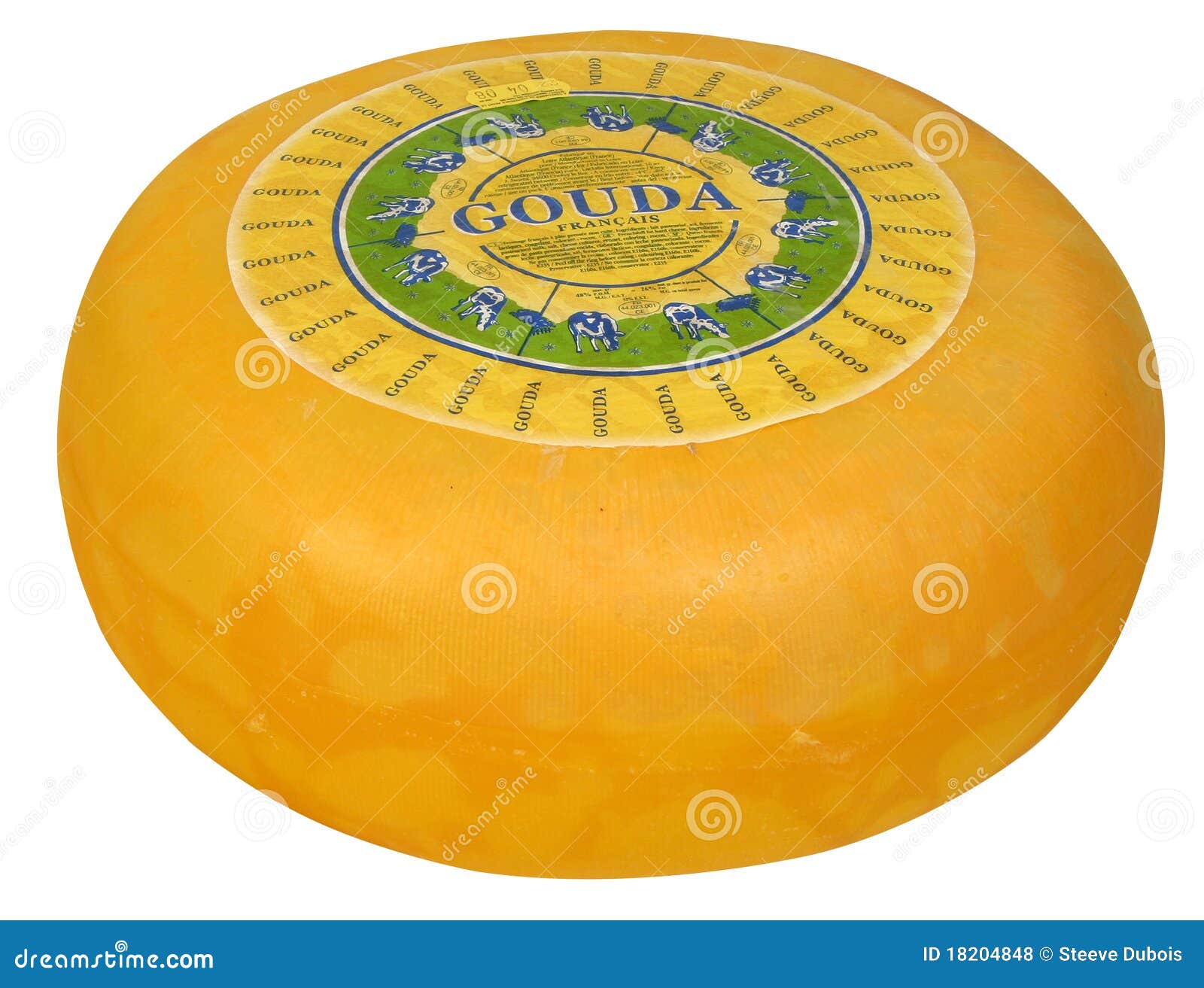 Queso de Gouda, entero foto de archivo editorial. Imagen de editorial ...