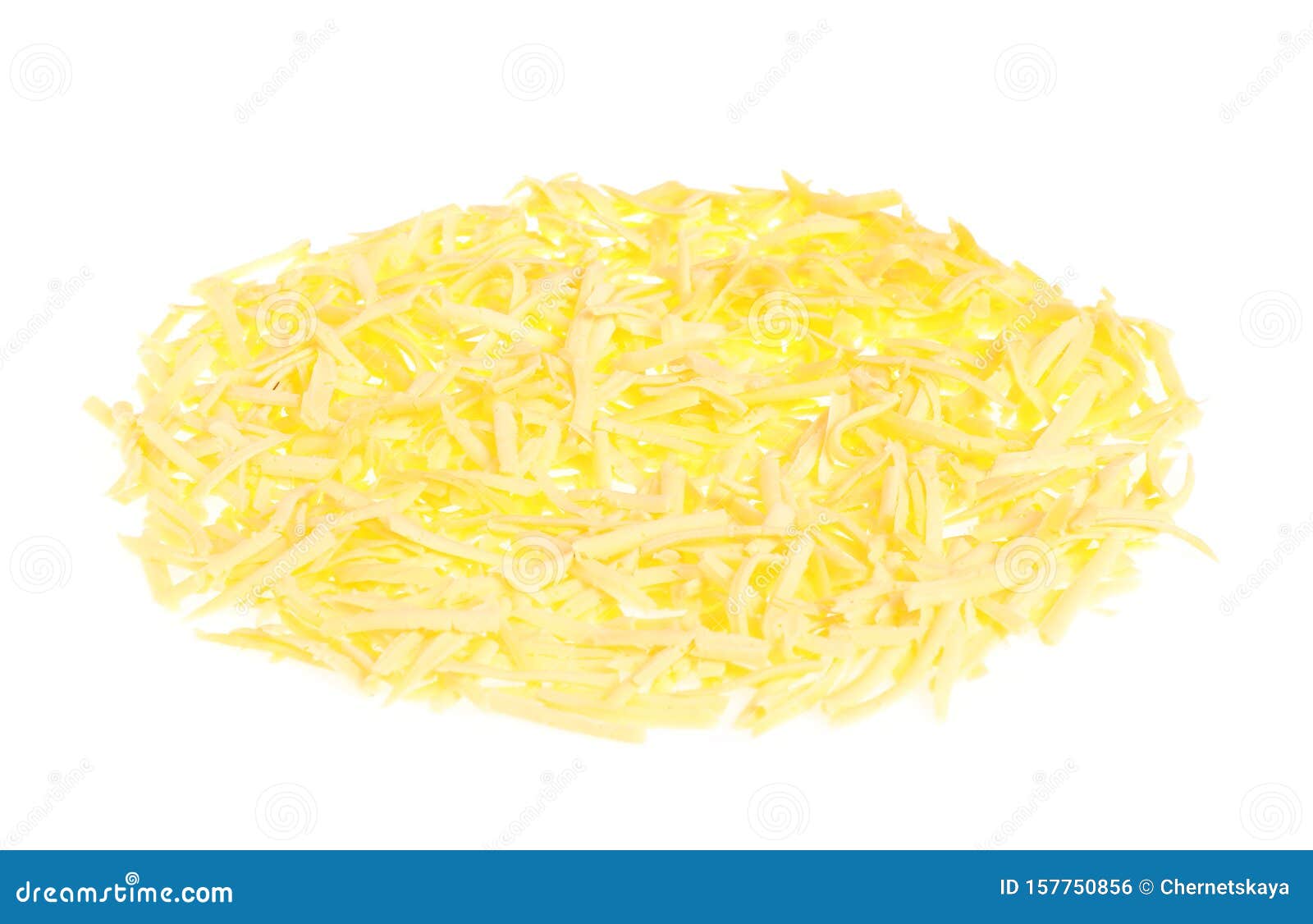 Queso Rallado Aislado En Blanco Foto de archivo - Imagen de duro ...