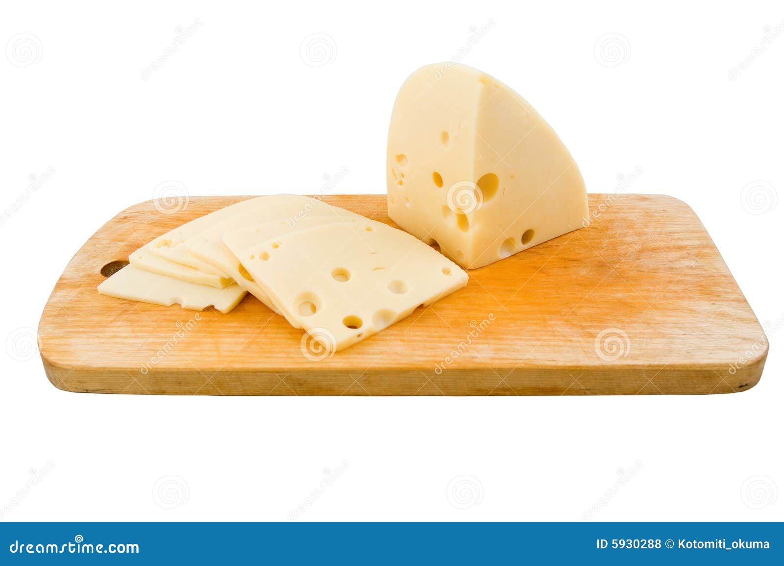 Queso suizo rebanado foto de archivo. Imagen de horizontal - 5930288