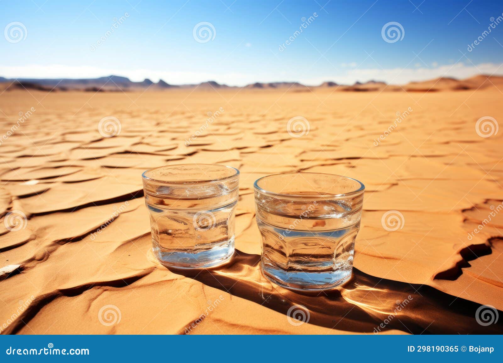 The Quest for Drinking Water in the Sahara Desert. AI Generated Stock ...