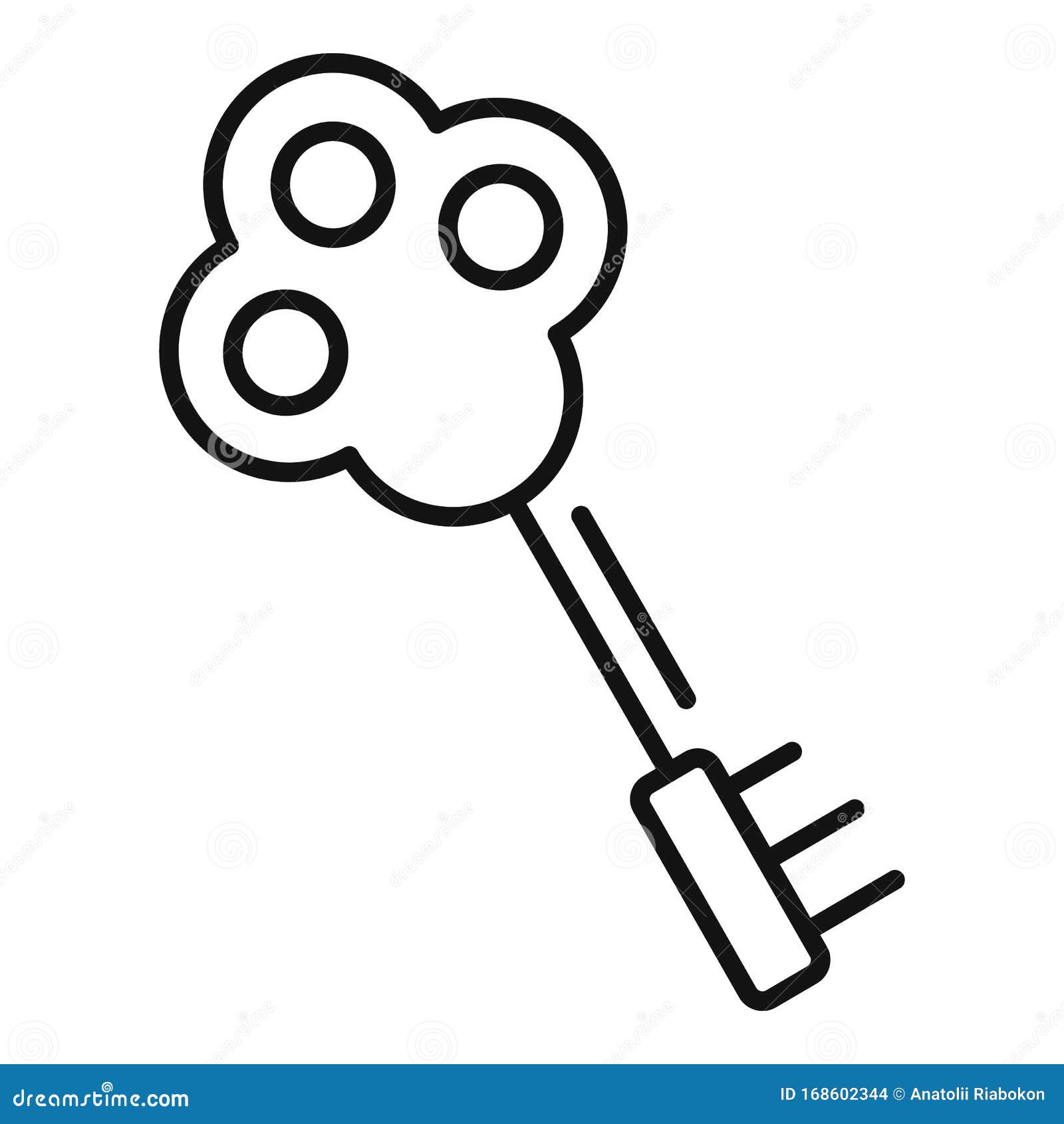 Quest Key Icon, Outline Style Stock Vector - Illustration of leisure ...