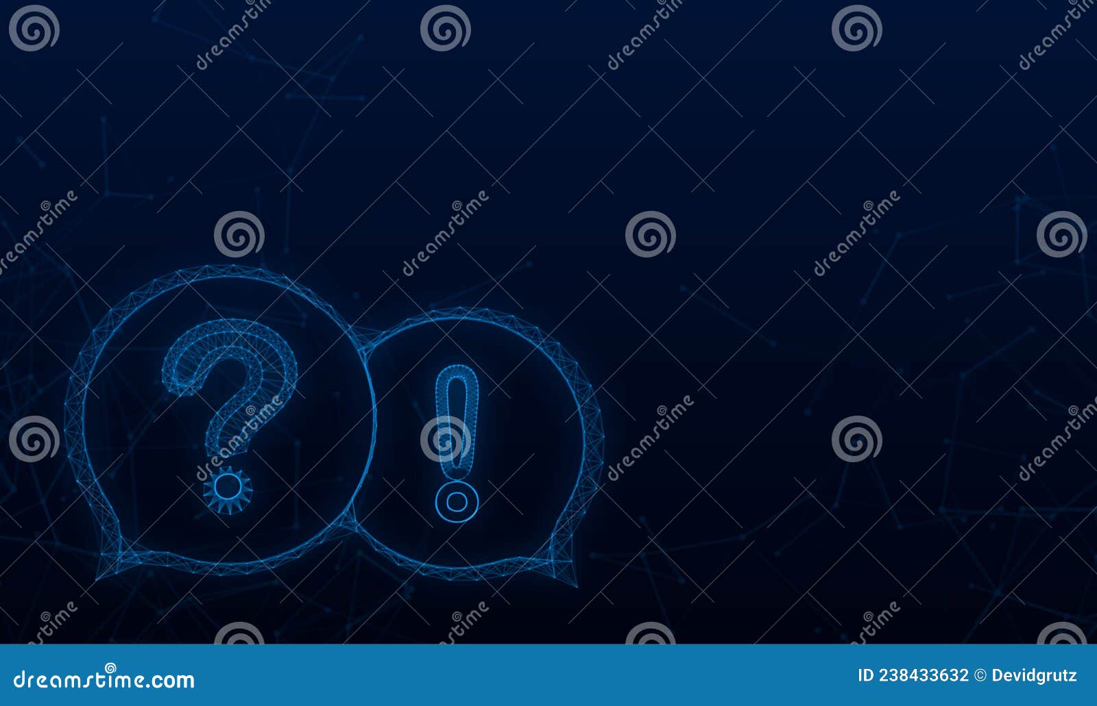 Question and Answer Banner. Megaphone Banner. Web Design. Vector Stock ...
