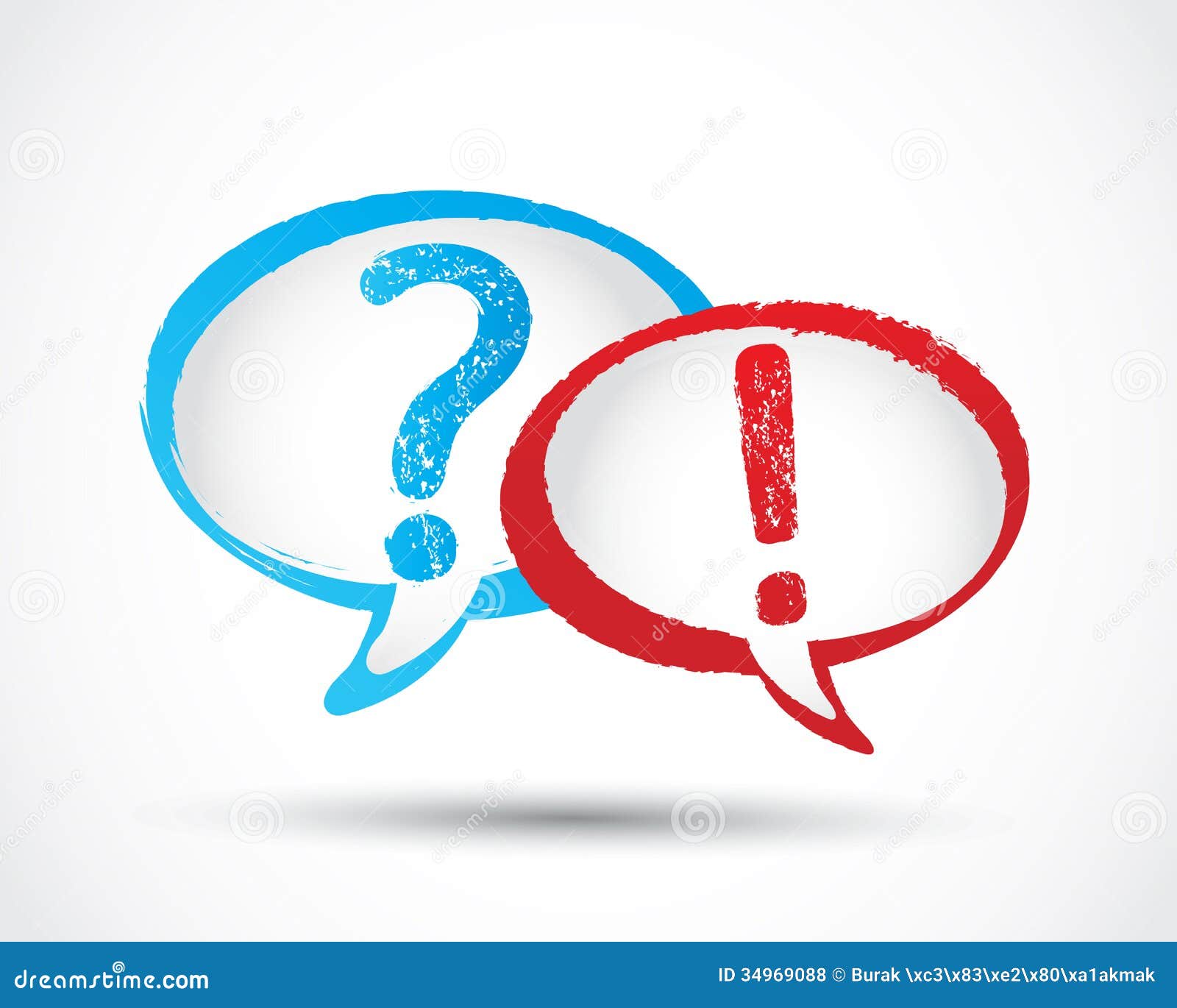 Question Answer stock vector. Illustration of communication - 34969088