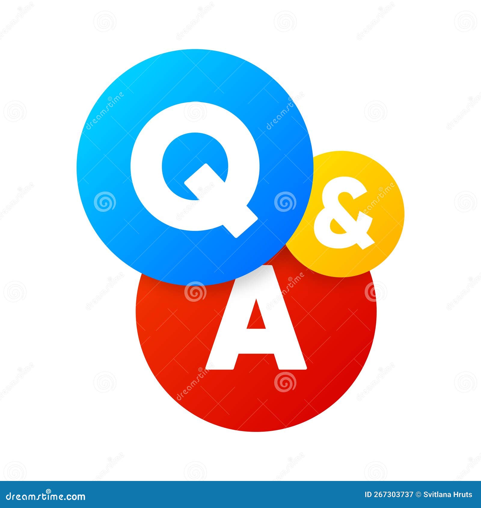 Question and Answer Concept. Banner with Question Marks Stock Vector ...