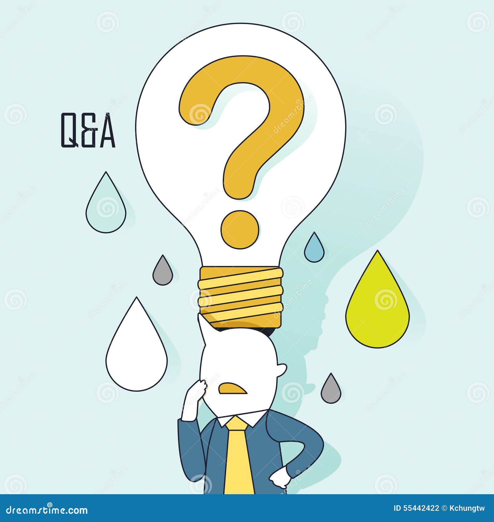 Question and Answer Concept Stock Vector - Illustration of graphic ...