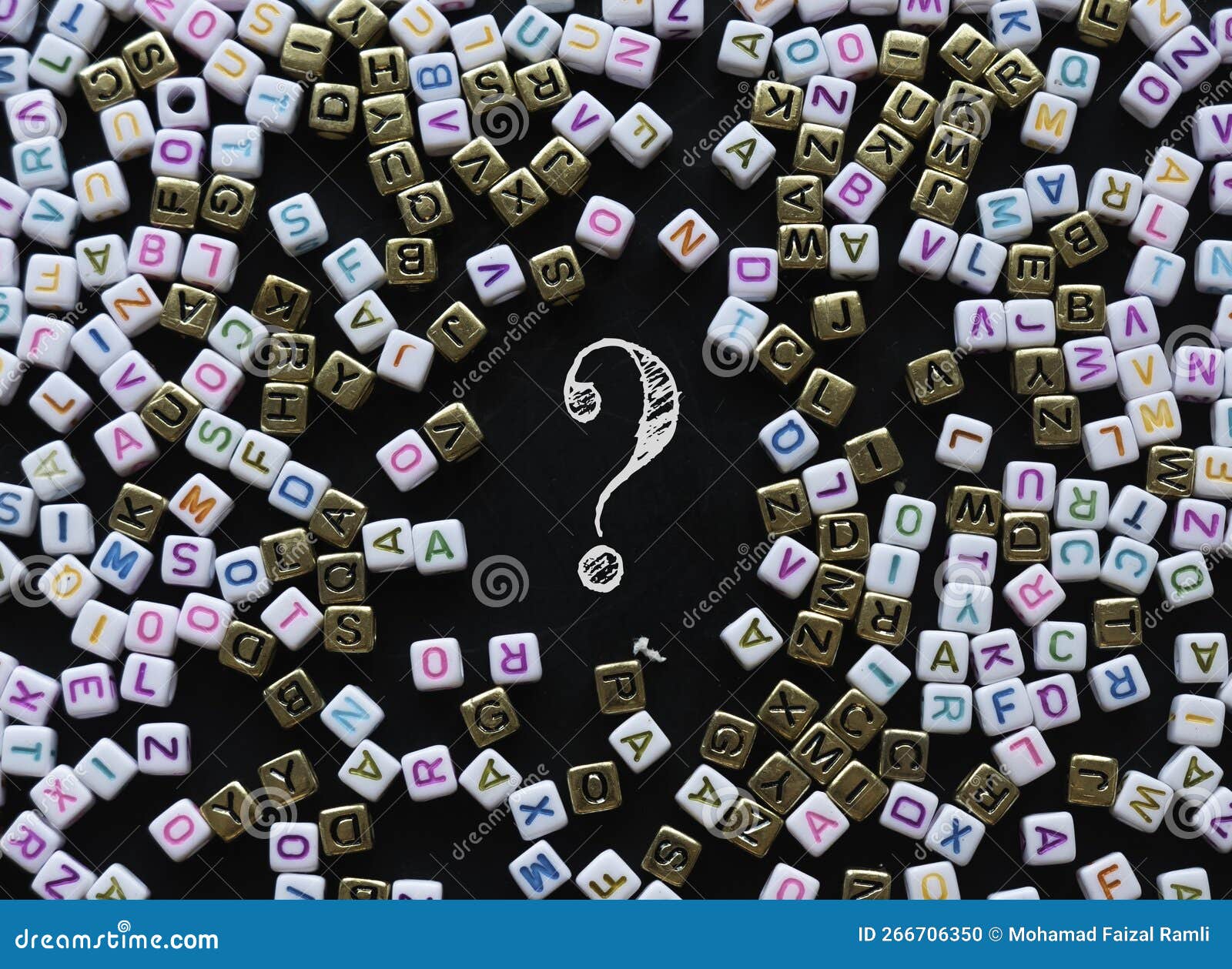 Question And Answer Concept. Question Mark Symbol On Blackboard With An ...