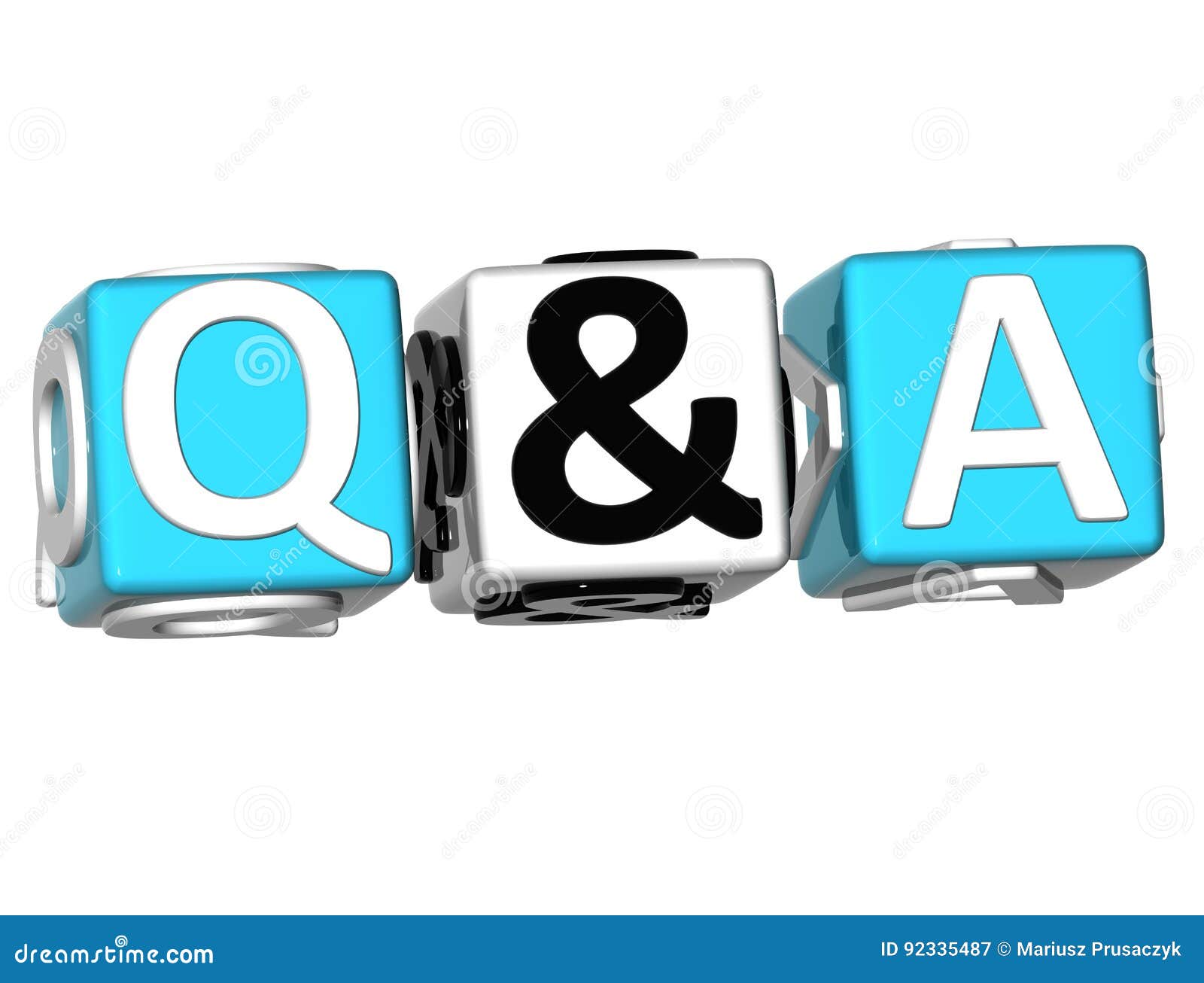 Question & Answer stock illustration. Illustration of cutout - 92335487