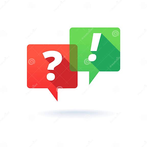 Question and answer stock vector. Illustration of network - 33782900