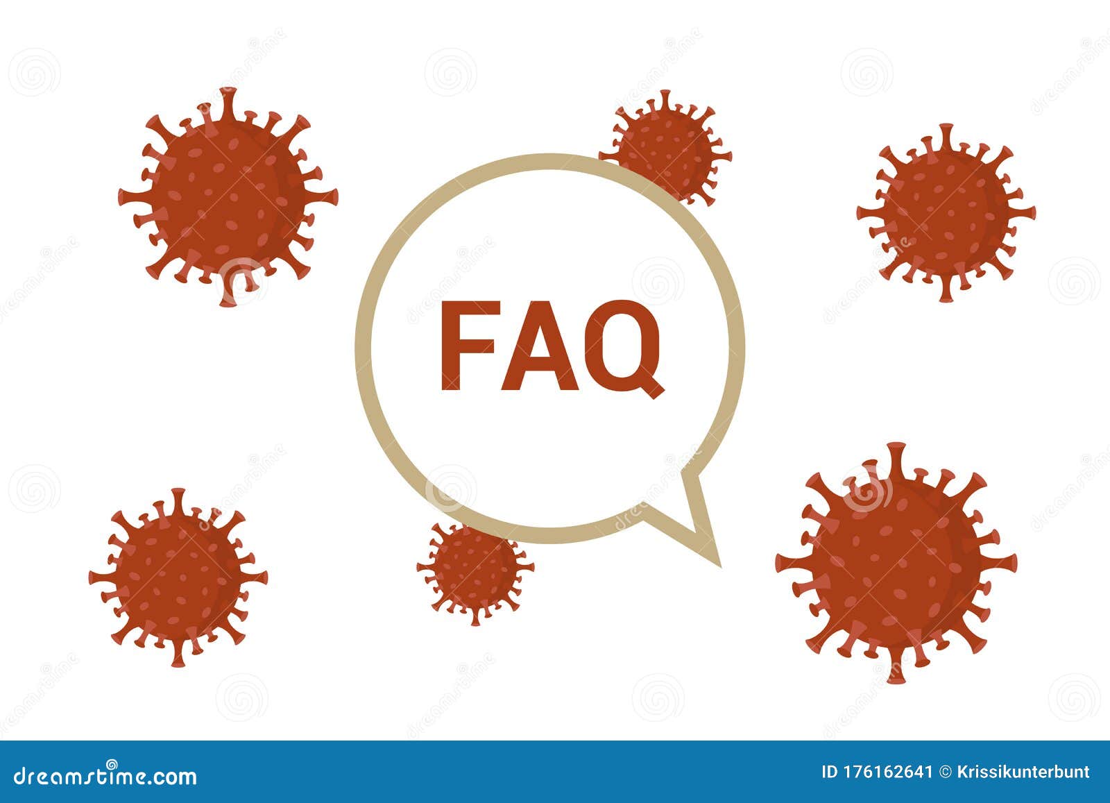 Question and Answer Faq Virus Info Graphic Stock Vector - Illustration ...