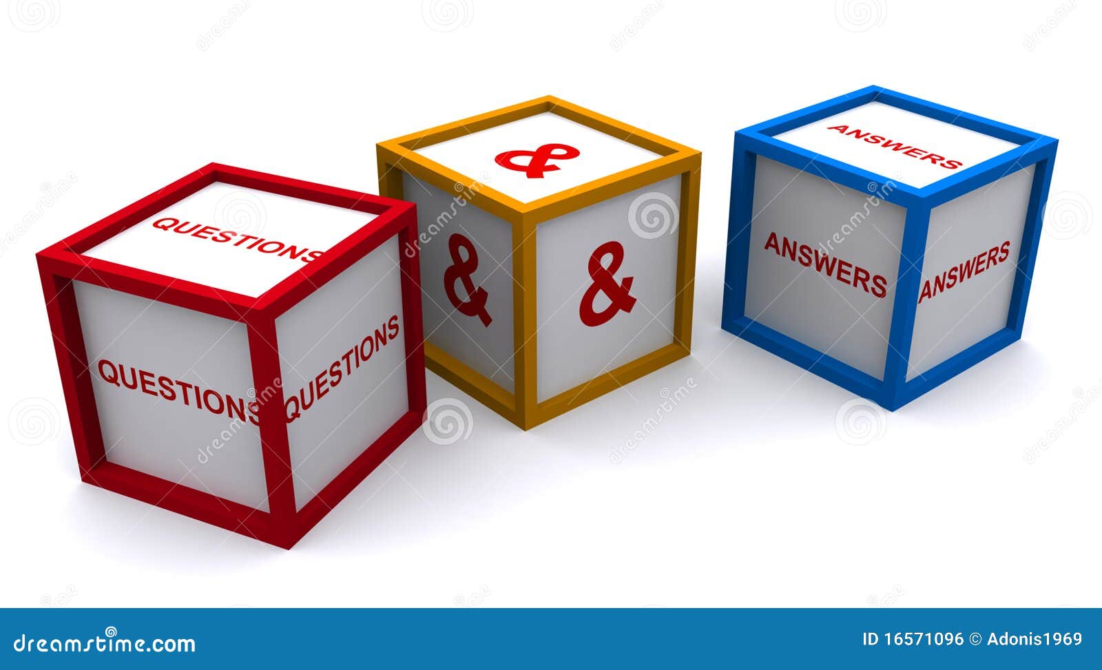 Question & Answer Illustration Stock Illustration - Illustration of ...