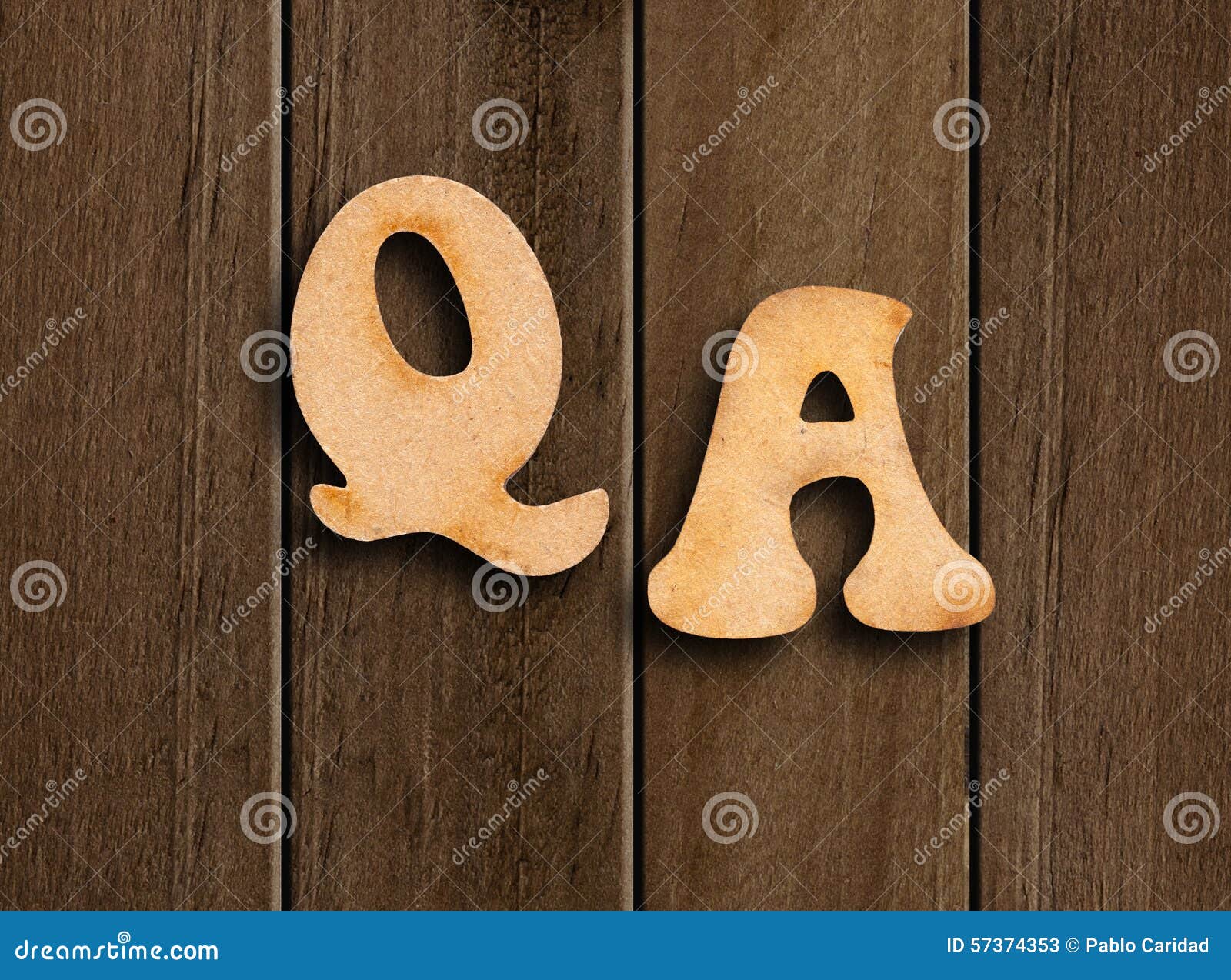 Question and answer. stock image. Image of wooden, question - 57374353