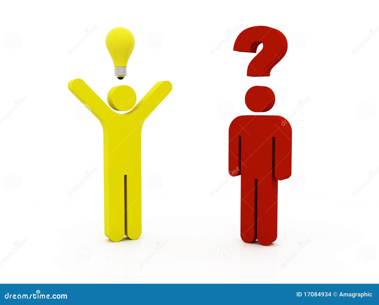 Question and answer people stock illustration. Illustration of answer ...