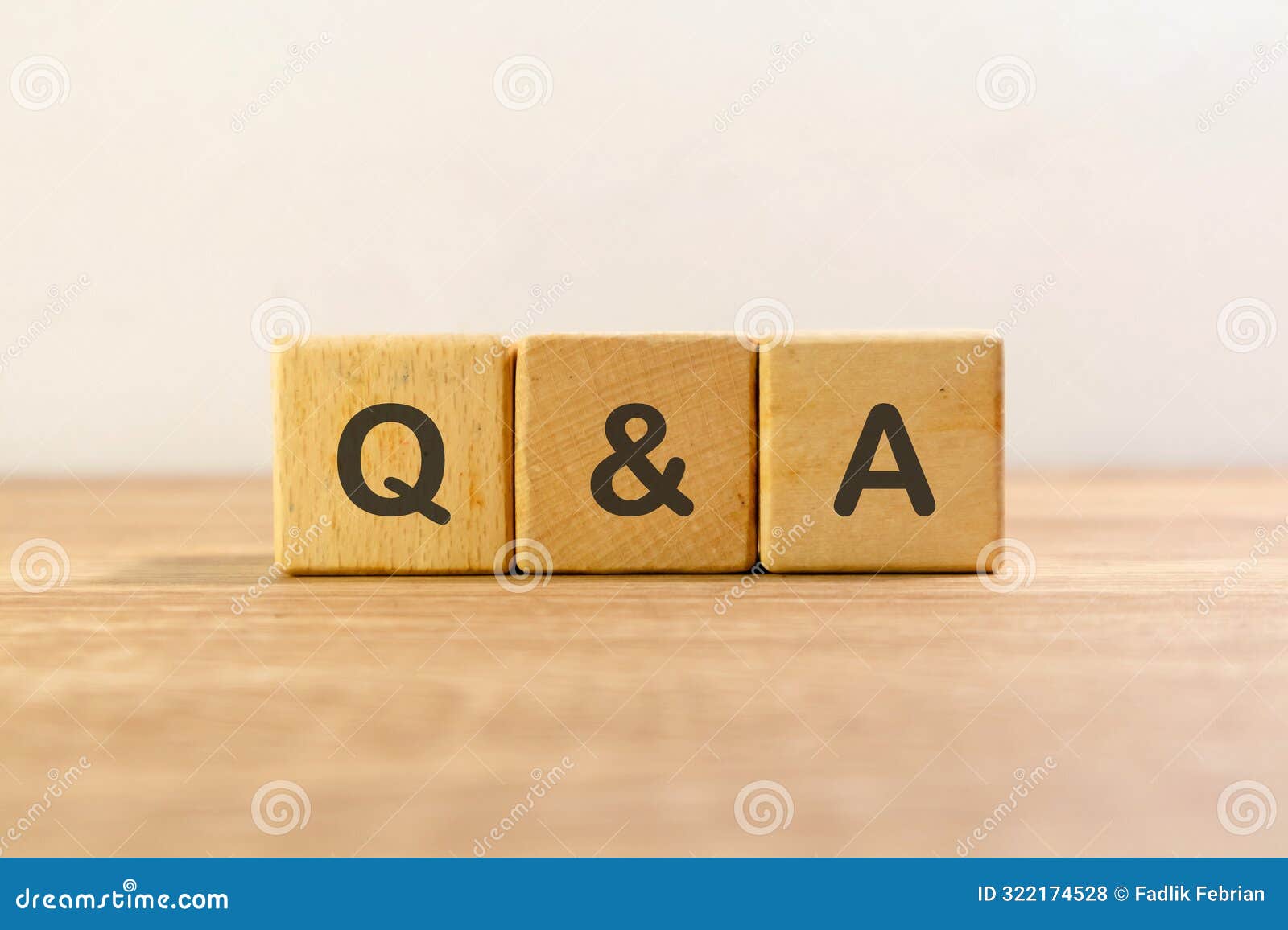 Question and Answer or Q and a Written on Wooden Blocks Stock Photo ...