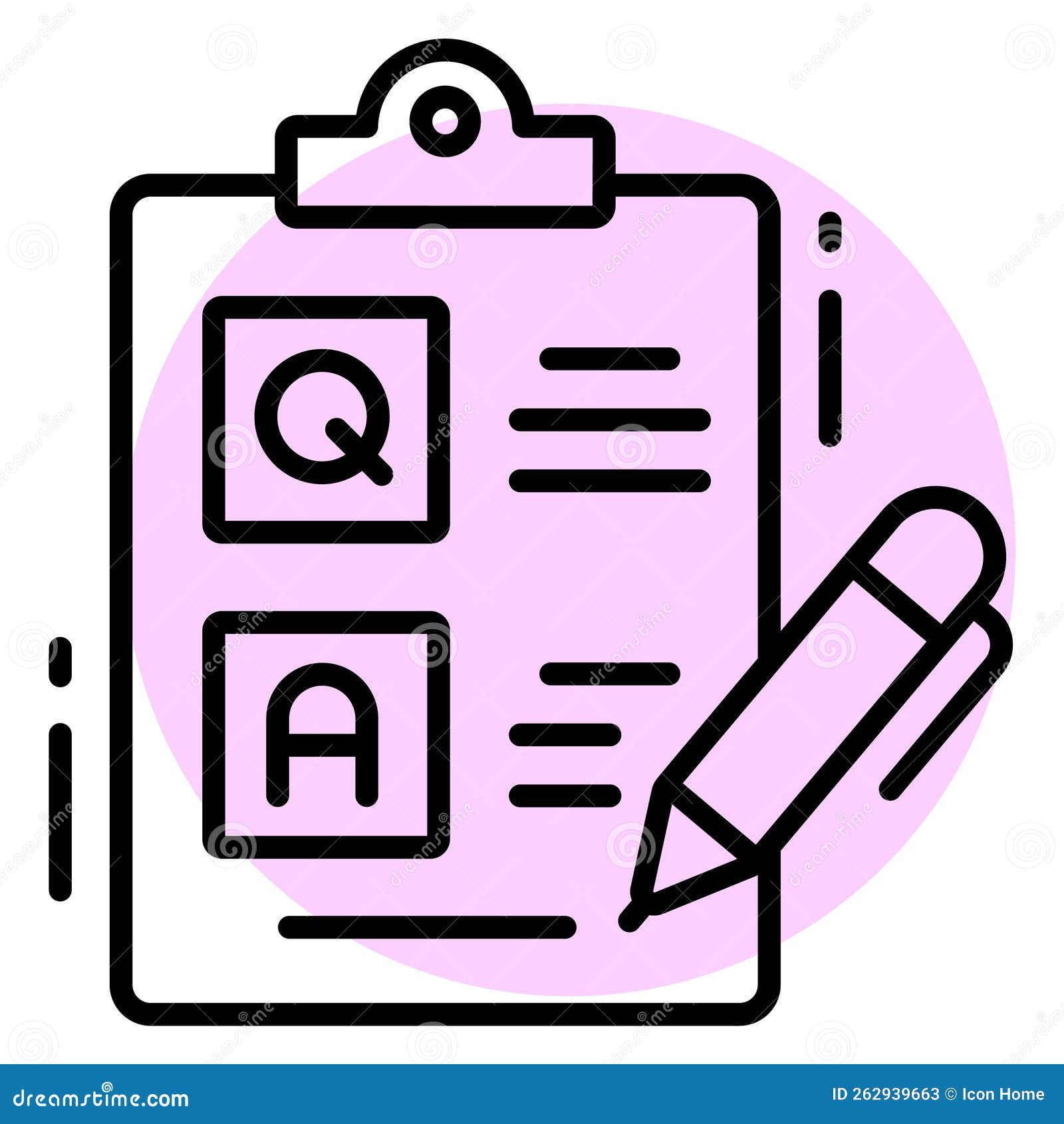 Question Answer Survey Icon, Survey and Feedback, Modern Vector ...