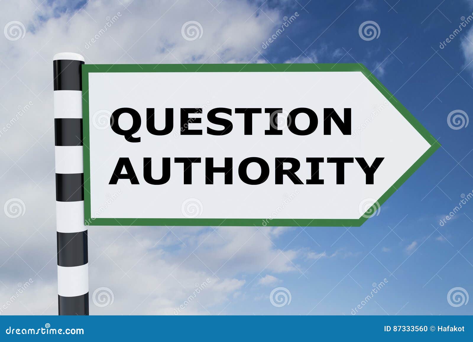 Question Authority concept stock illustration. Illustration of power ...