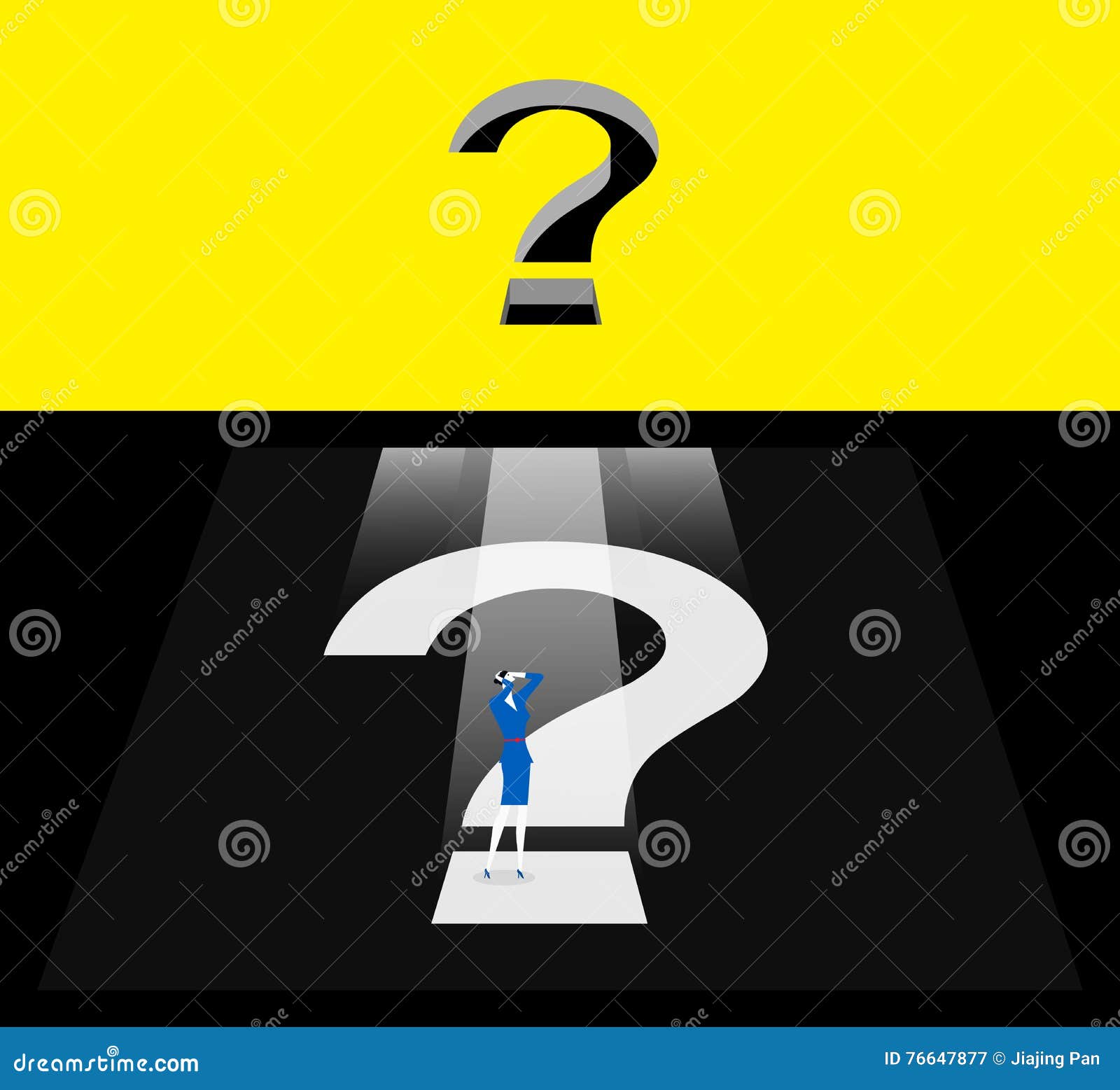 Question box stock illustration. Illustration of gloomy - 76647877