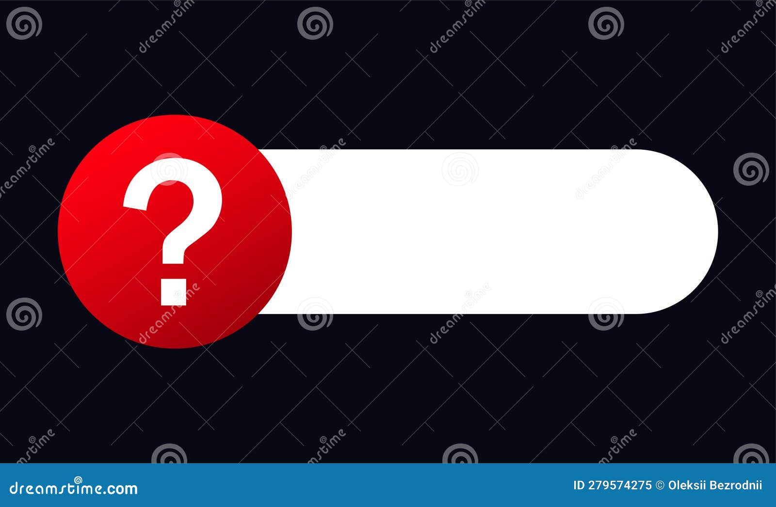 Question Box Faq Vector Text Banner Stock Illustration - Illustration ...