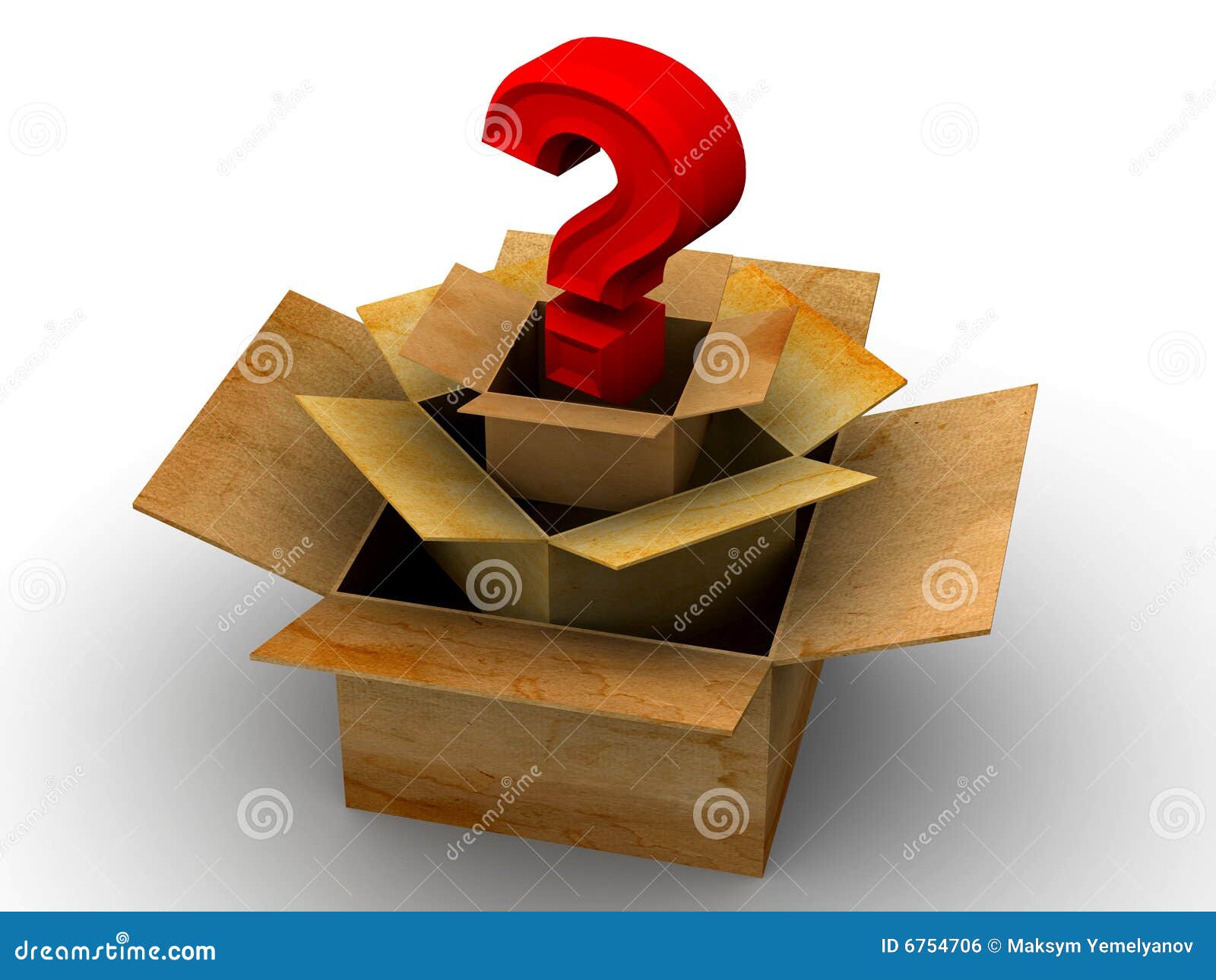 Question from boxes stock illustration. Illustration of container - 6754706