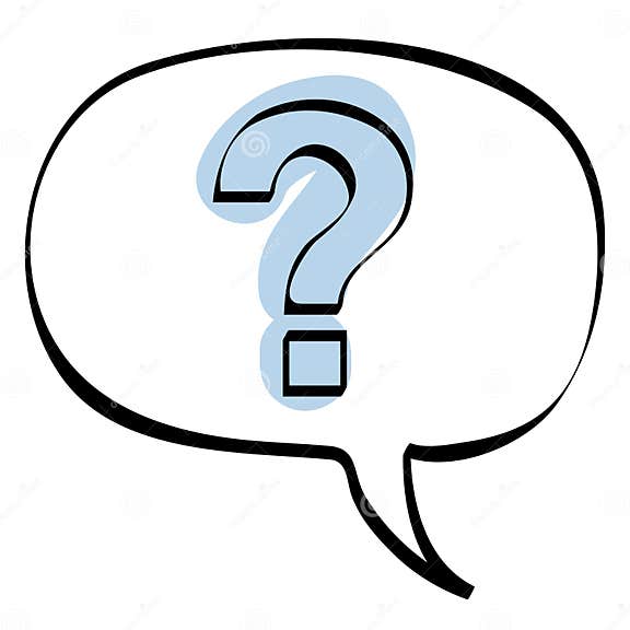 Question Bubble Icon Vector Stock Vector - Illustration of doodle ...