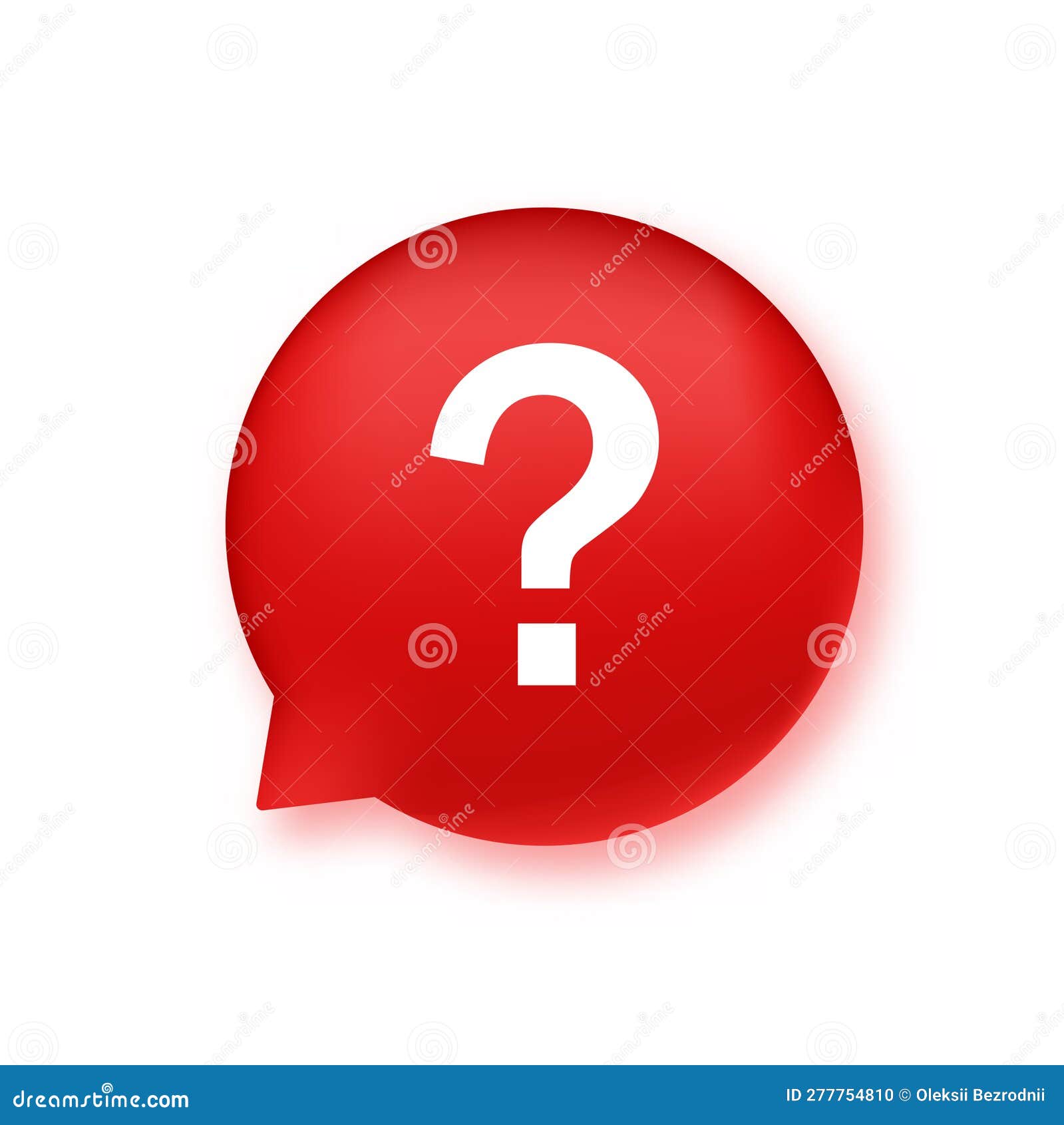 Question Bubble Icon. Ask Survey Vector Stock Vector - Illustration of ...