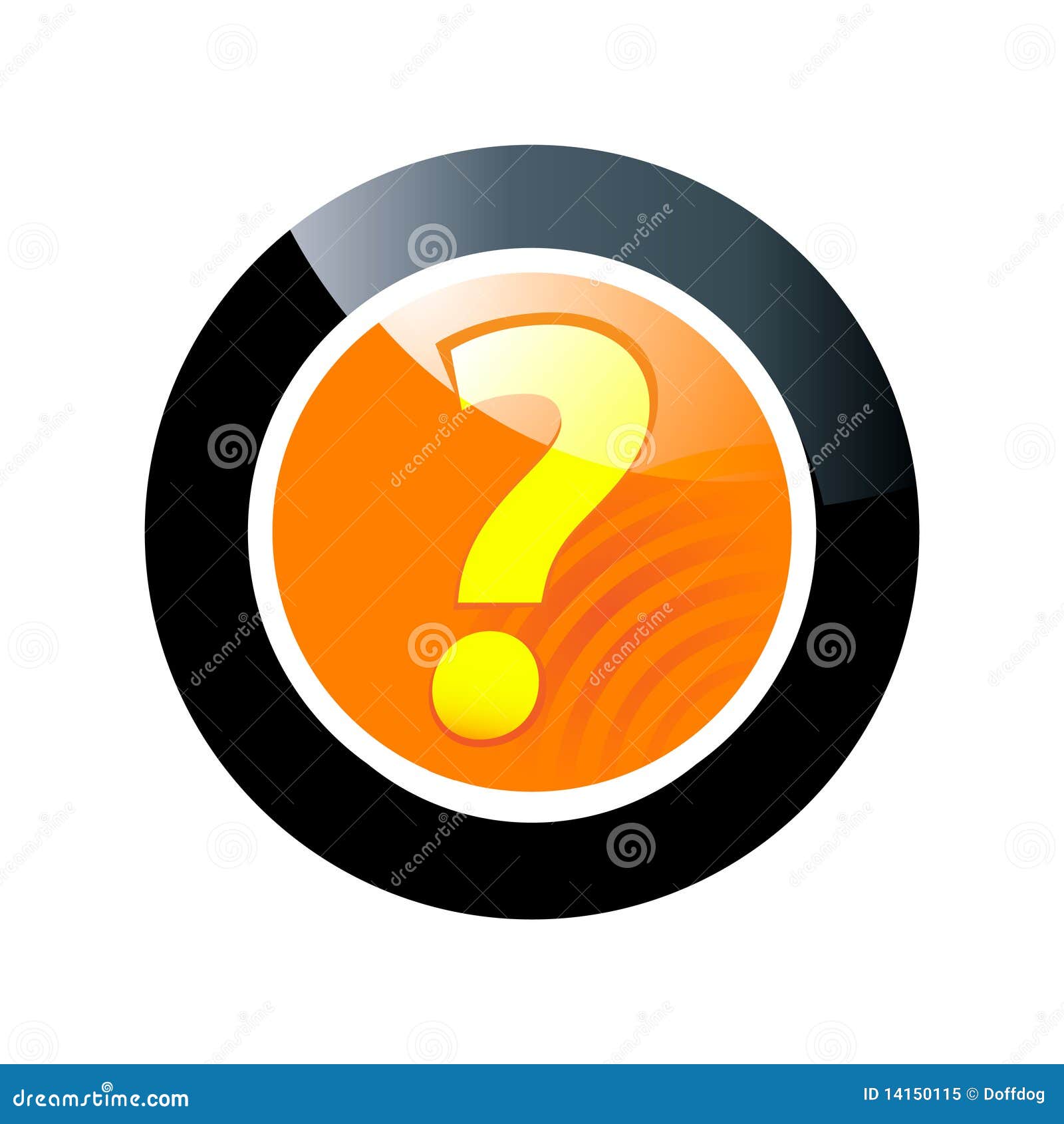 Question button stock vector. Illustration of element - 14150115