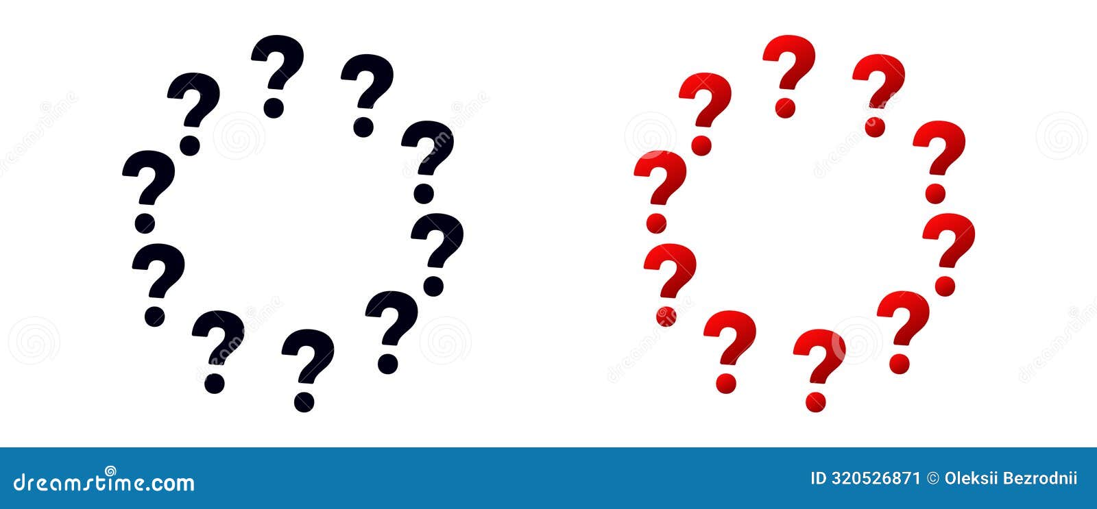 Question Circle Frame. Ask Question Round Border Stock Vector ...