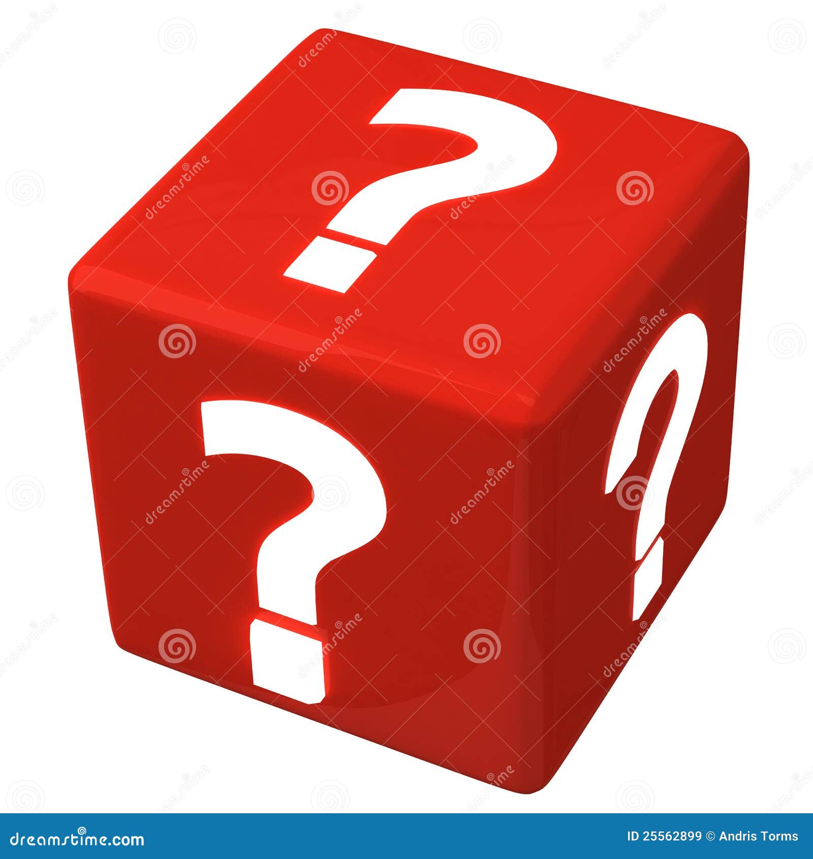 Question cube 3d stock illustration. Illustration of computer - 25562899