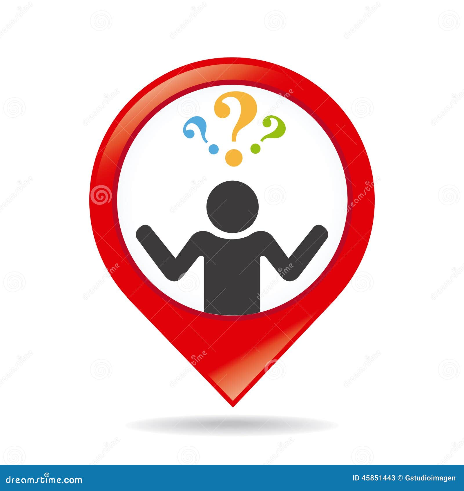 Question design stock vector. Illustration of idea, search - 45851443